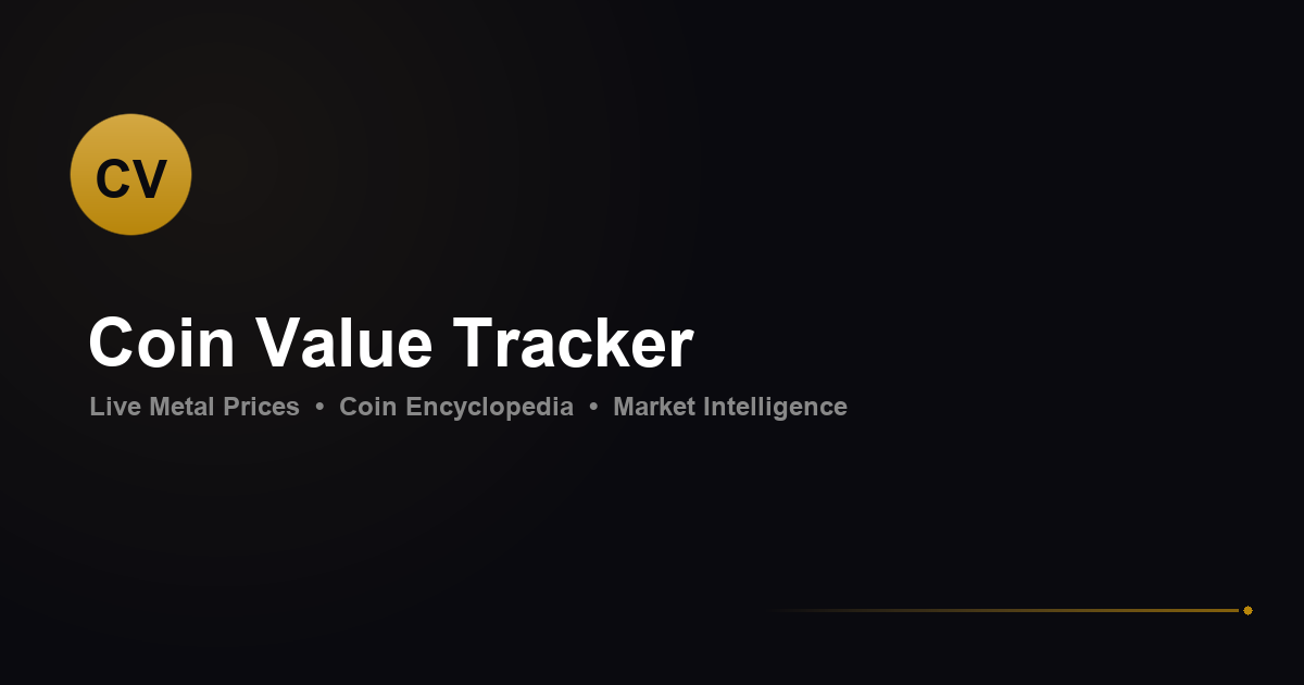 Coin Value Tracker - Search Coins, Live Prices & AI Analysis